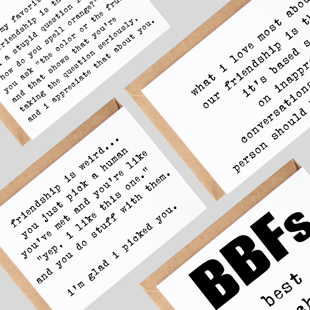 Friendship – Ink & Attitude Stationery Company
